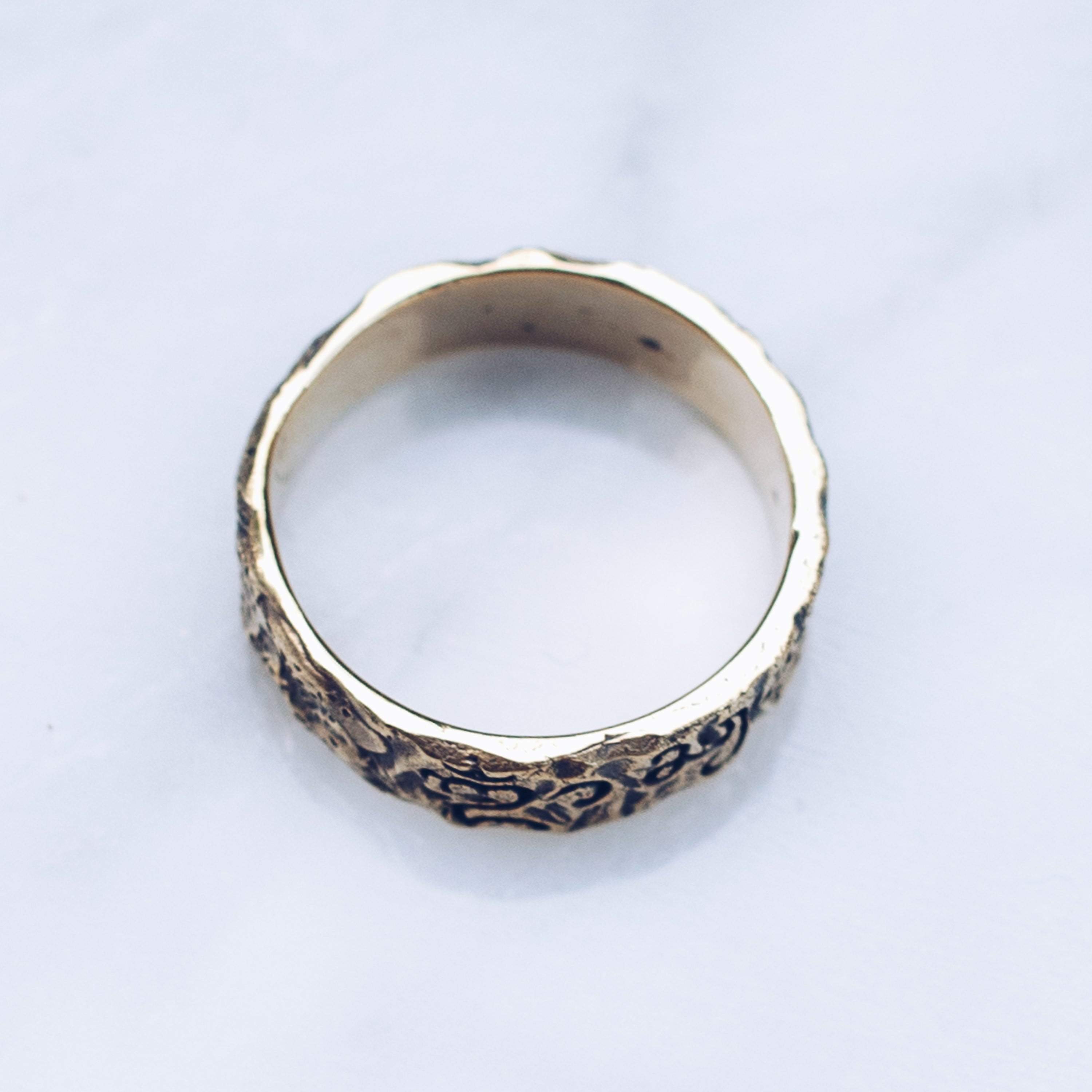 RAW BALINESE RING | BRASS