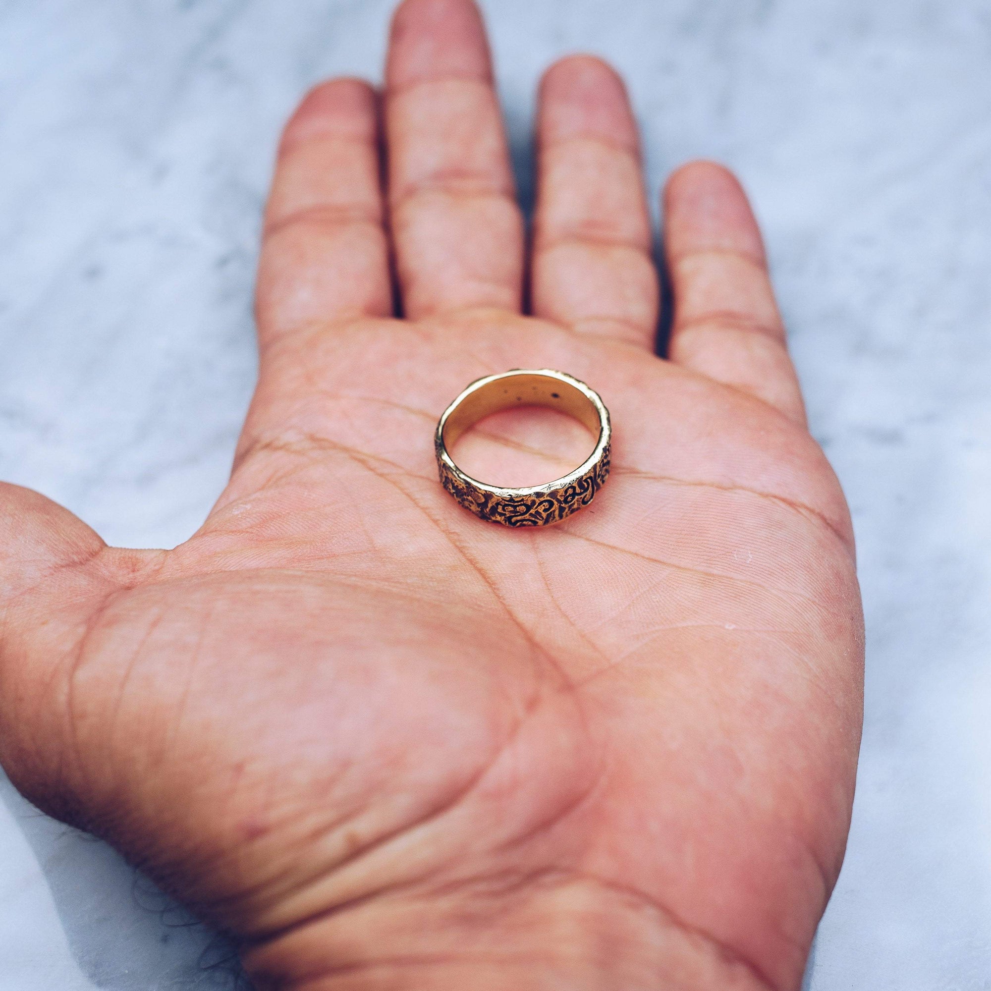 RAW BALINESE RING | BRASS