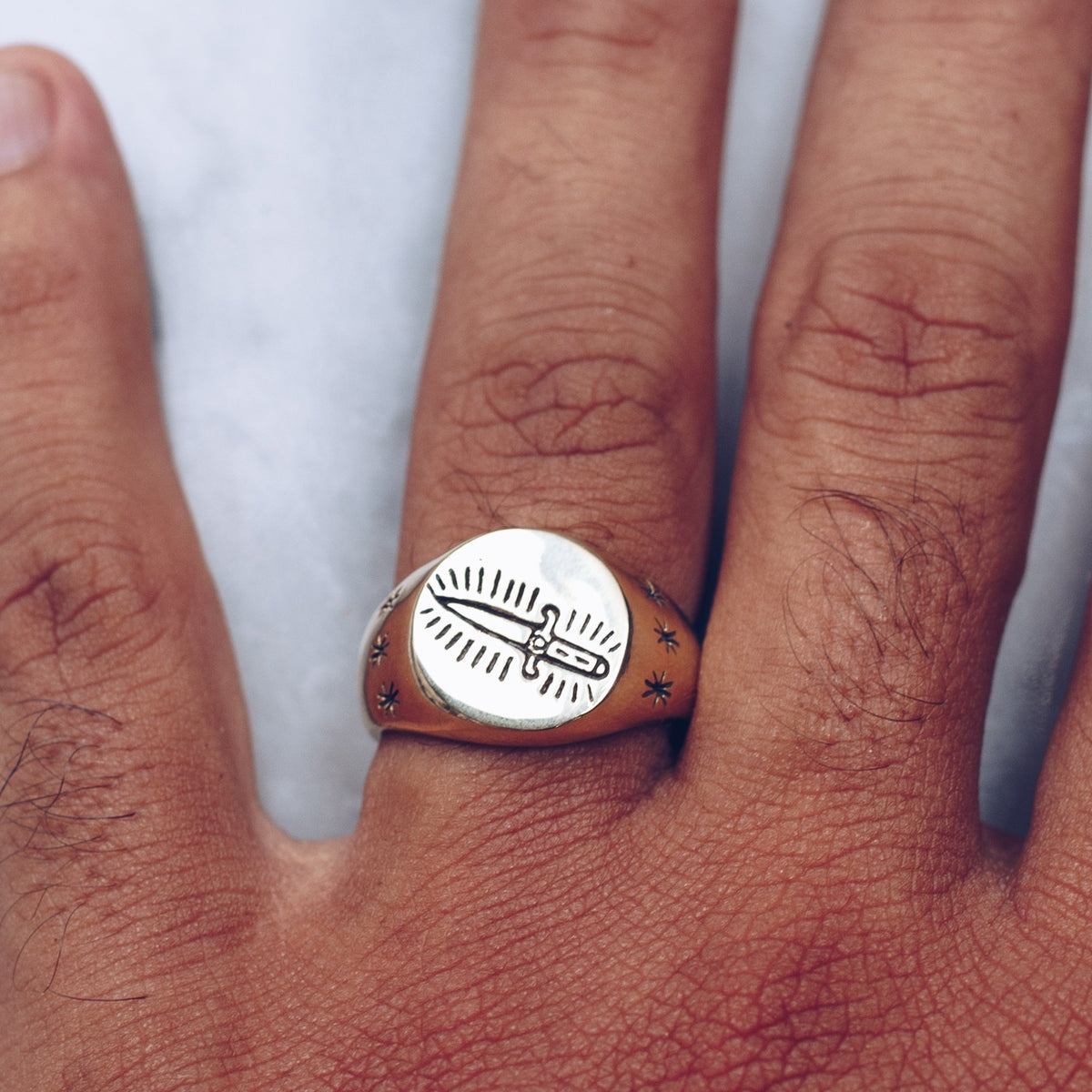 KILL ME SOFTLY RING (LARGE) | BRASS
