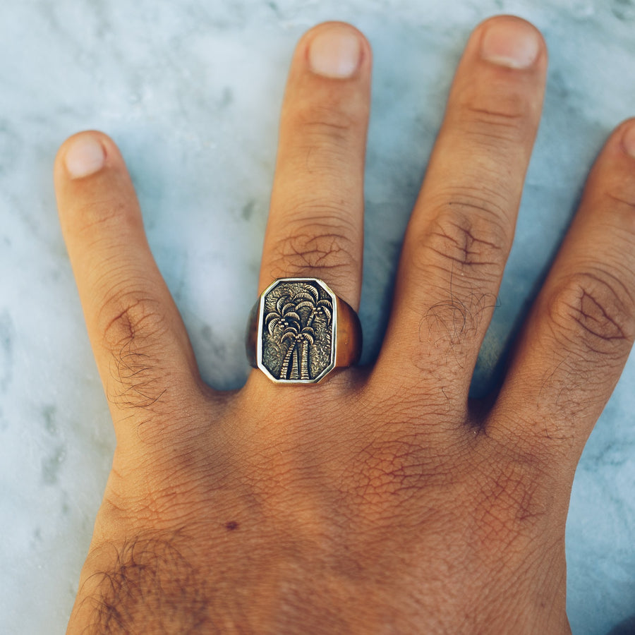 PALM TREE RING | 925 STERLING SILVER – JEWELRYLAB