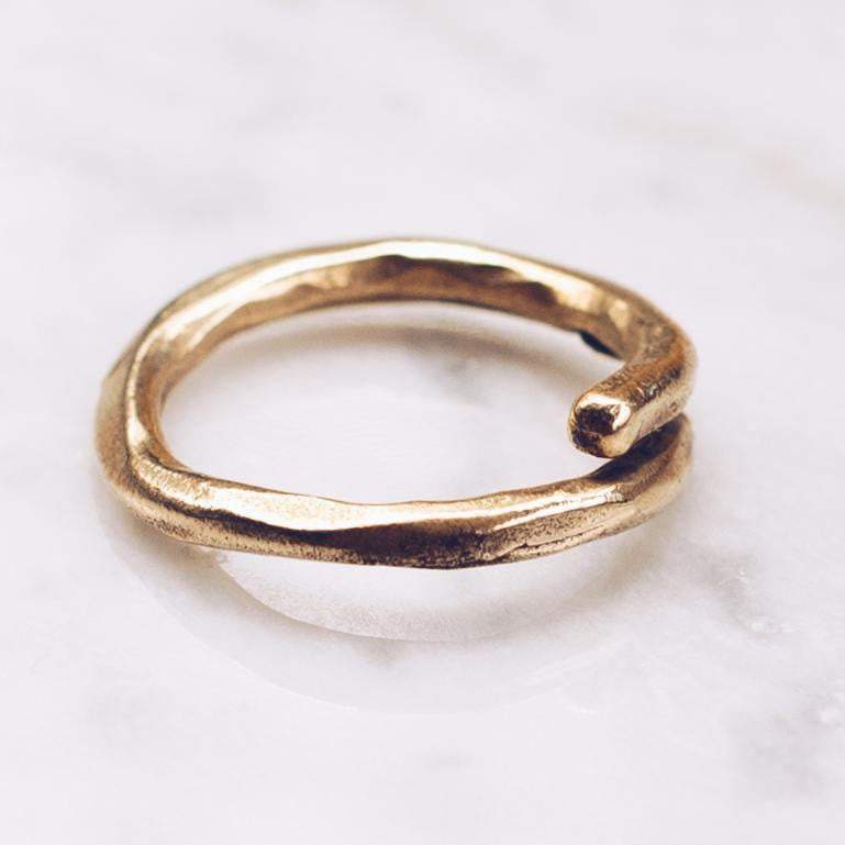 DEEP WATER RING | BRASS