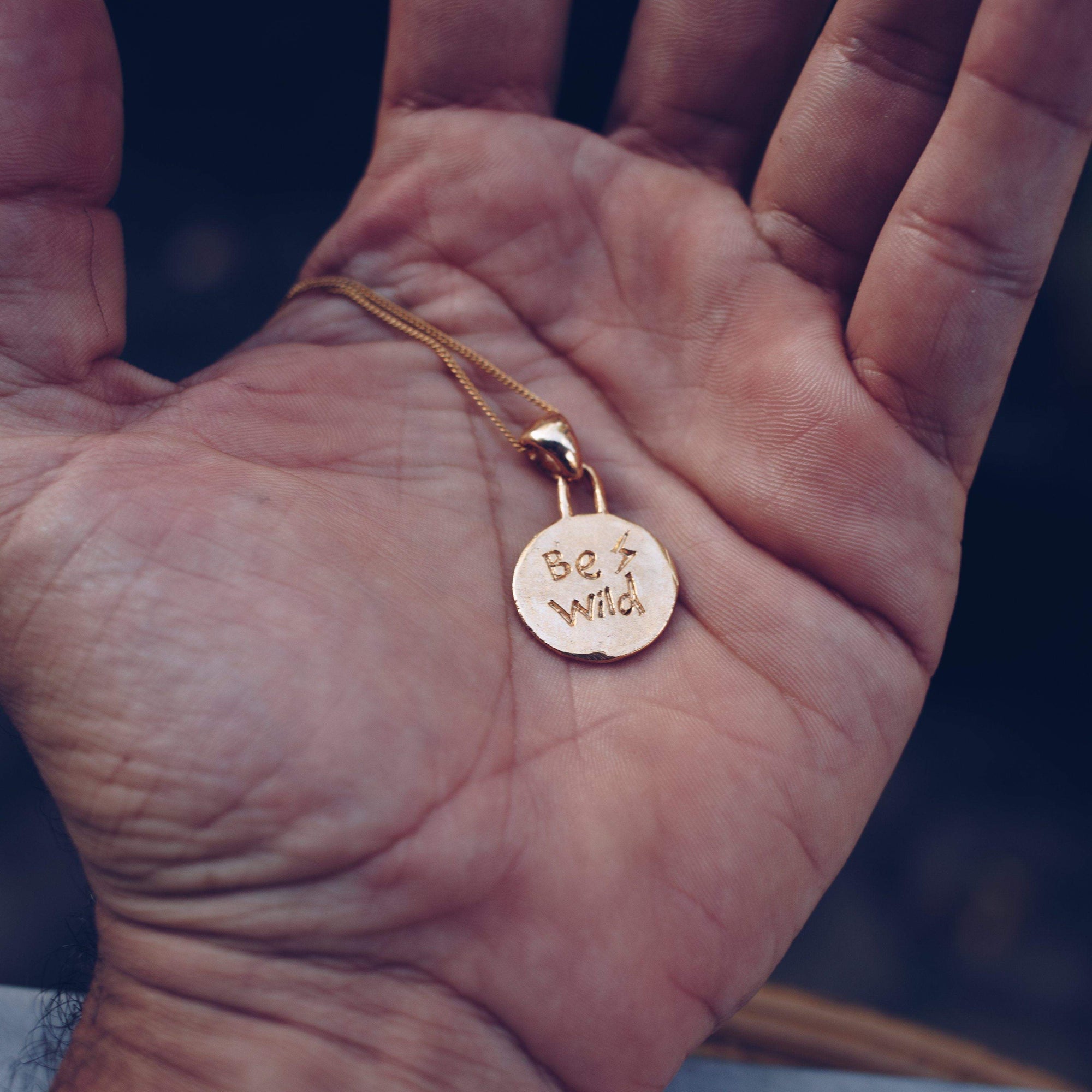 JAGUAR COIN PENDANT | 24K GOLD PLATED