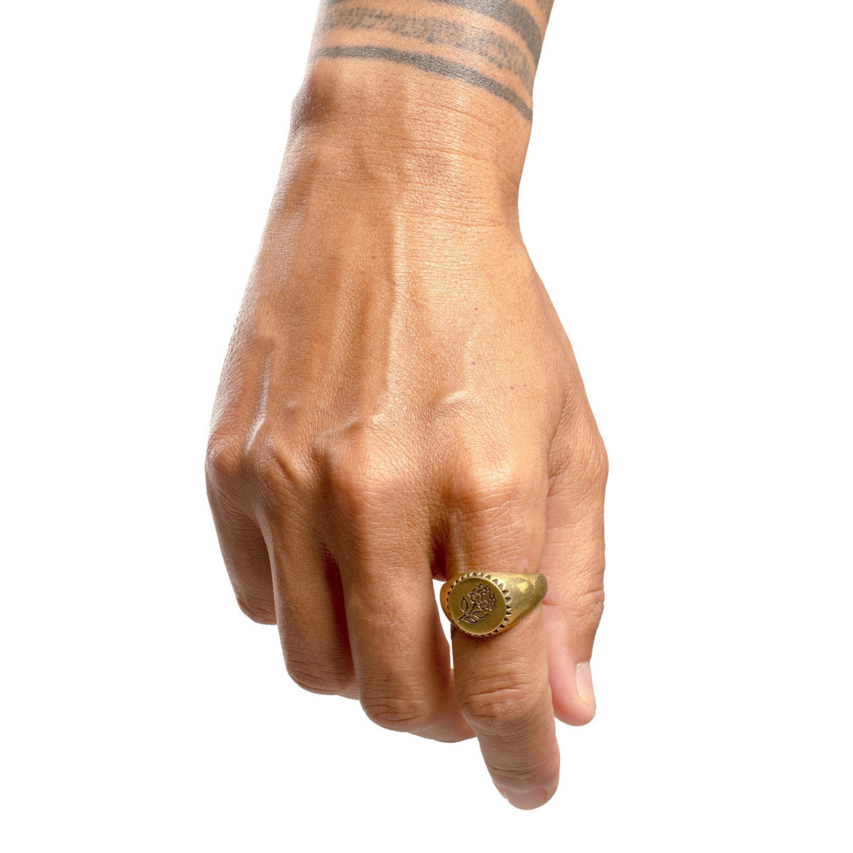 BALI ROSE RING | BRASS