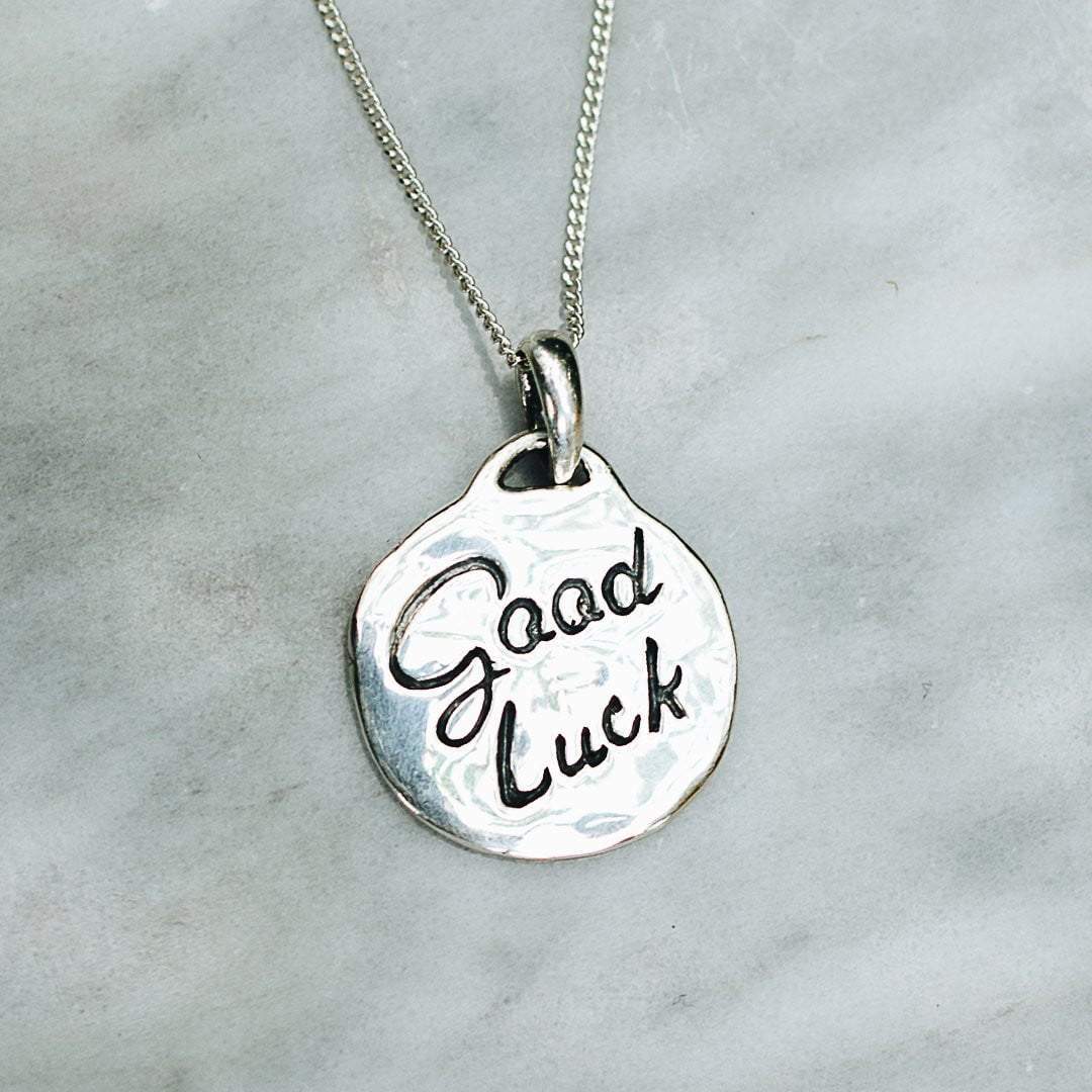 GOOD LUCK DESERT FLOWER PENDANT NECKLACE | 925 STERLING SILVER