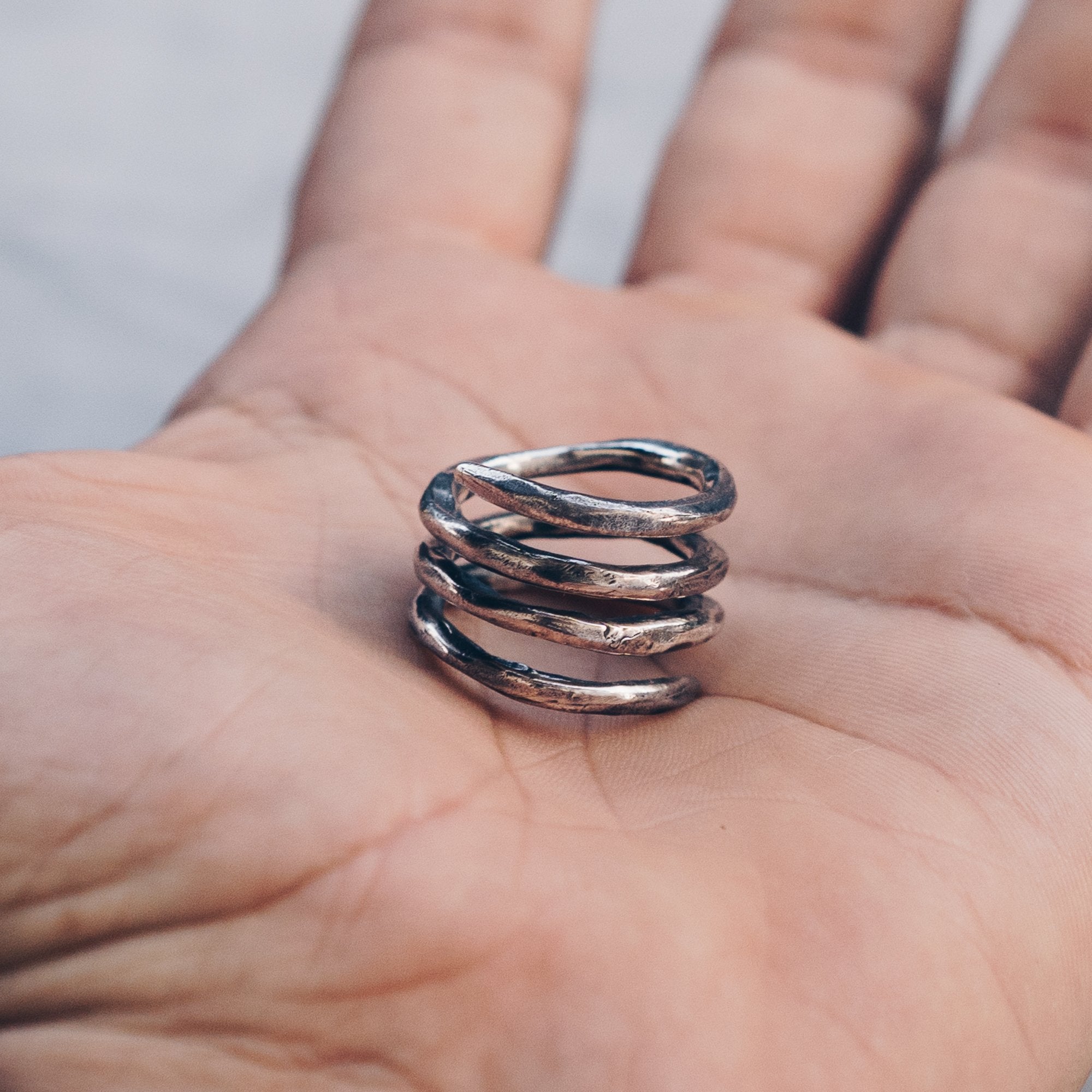 COIL RING | 925 STERLING SILVER