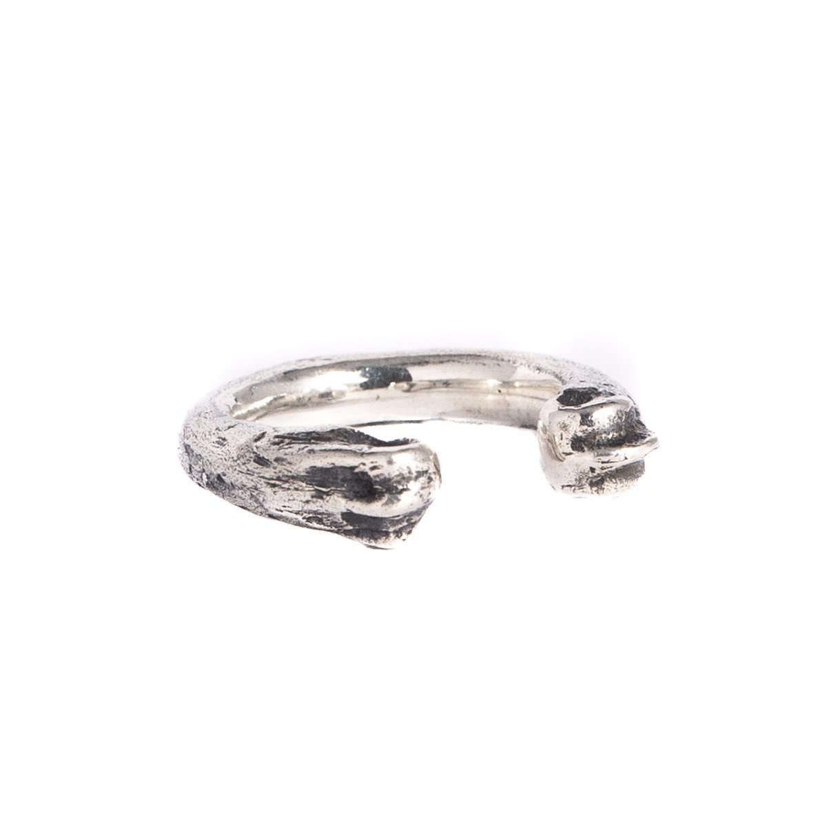COYOTE BONE RING | 925 STERLING SILVER