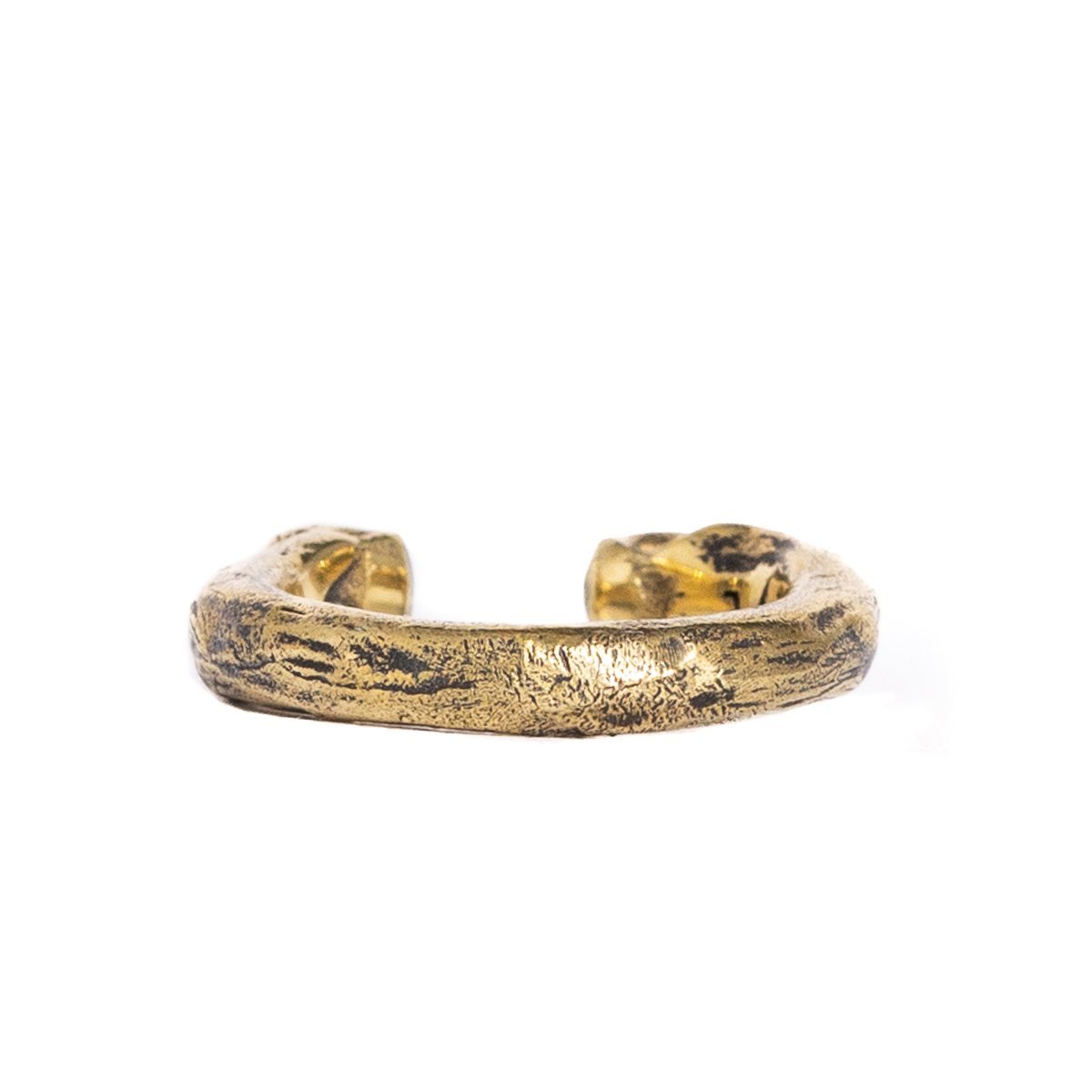 COYOTE BONE RING | BRASS