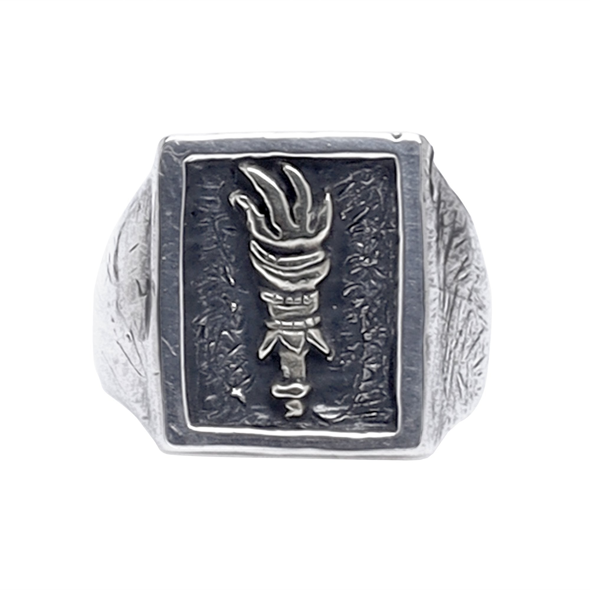 ENLIGHTENMENT TORCH RING | 925 STERLING SILVER