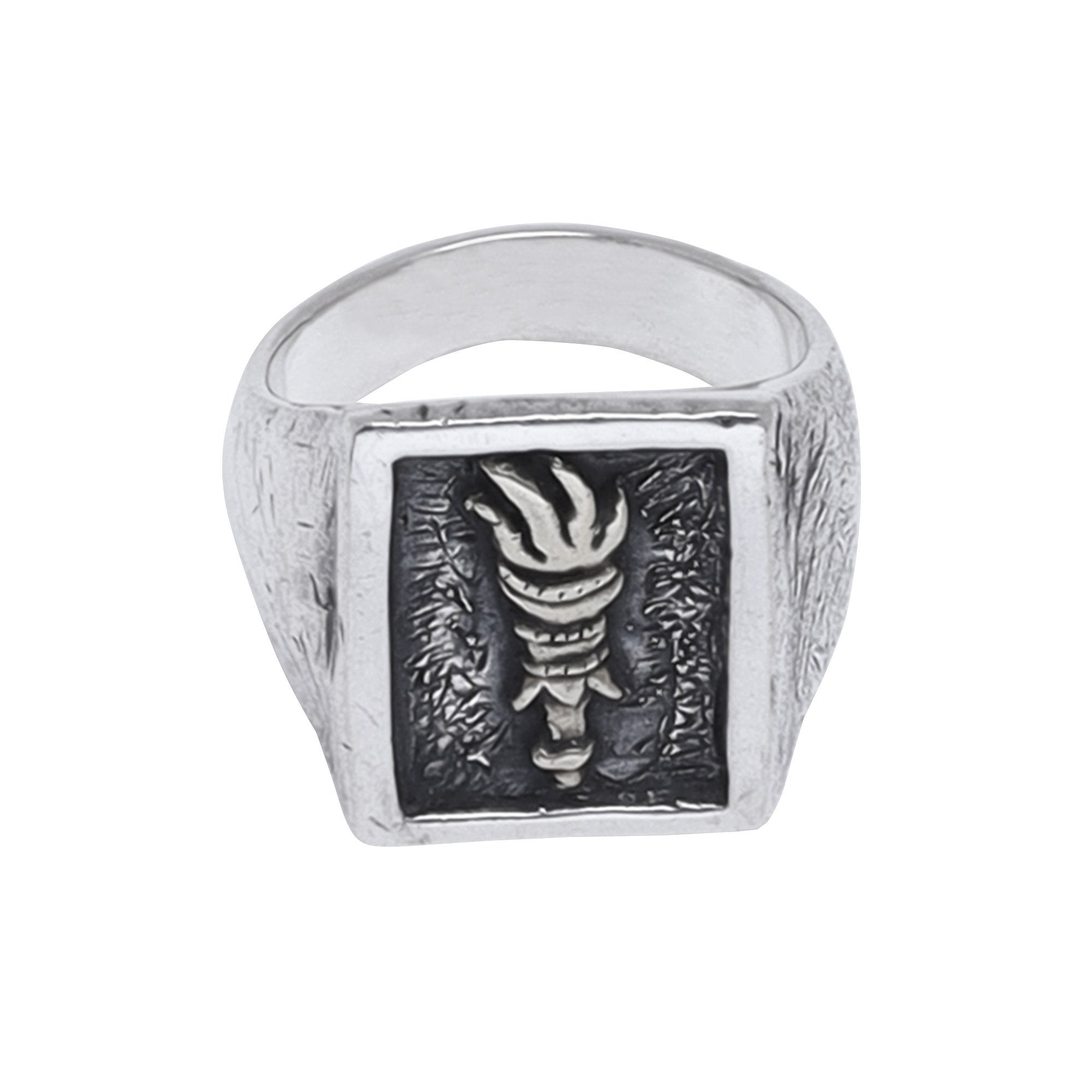ENLIGHTENMENT TORCH RING | 925 STERLING SILVER