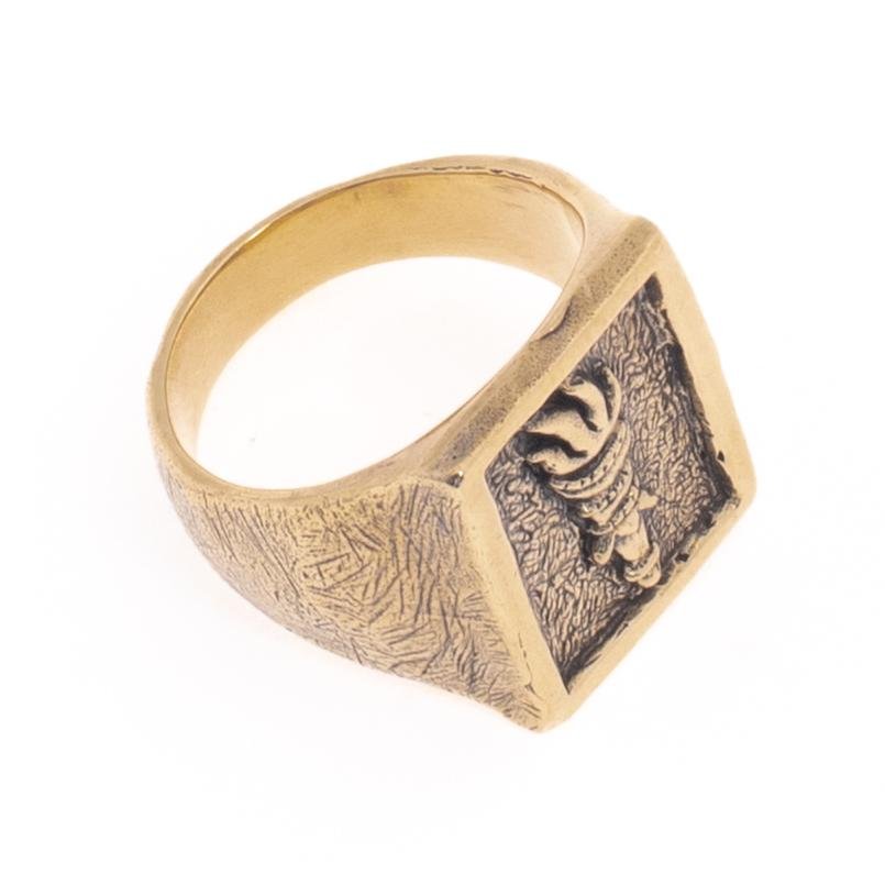 ENLIGHTENMENT TORCH RING | BRASS