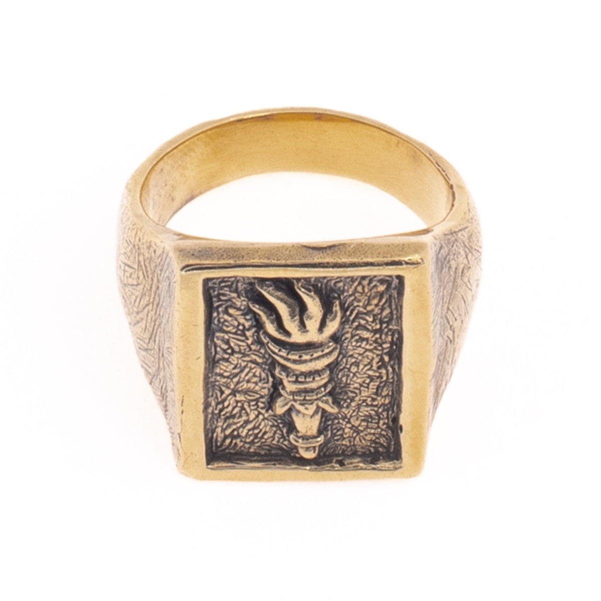 ENLIGHTENMENT TORCH RING | BRASS