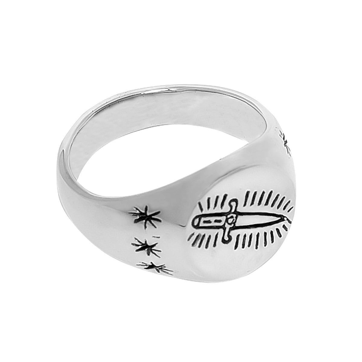 KILL ME SOFTLY RING (LARGE) | 925 STERLING SILVER